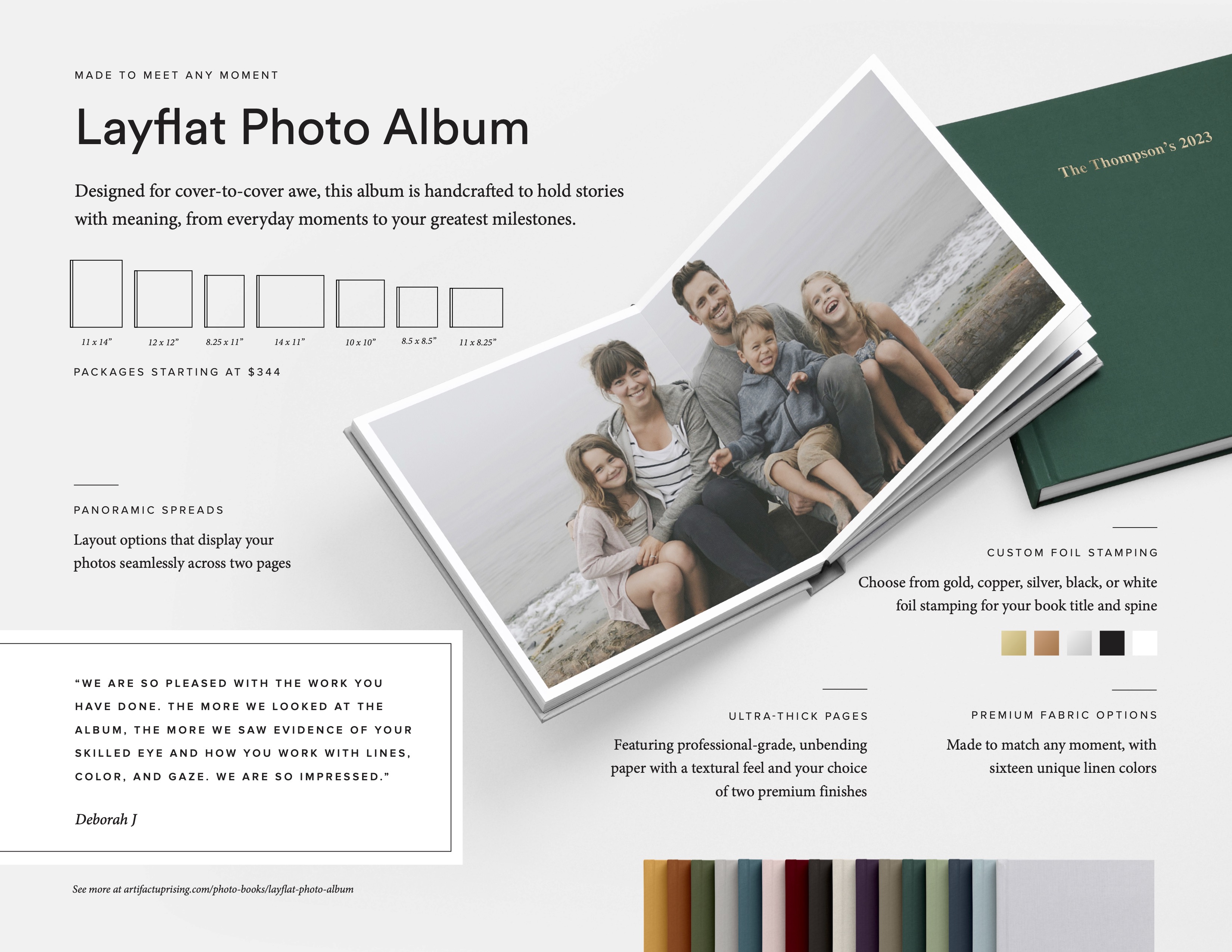 Comparing the types of Layflat Albums – Artifact Uprising